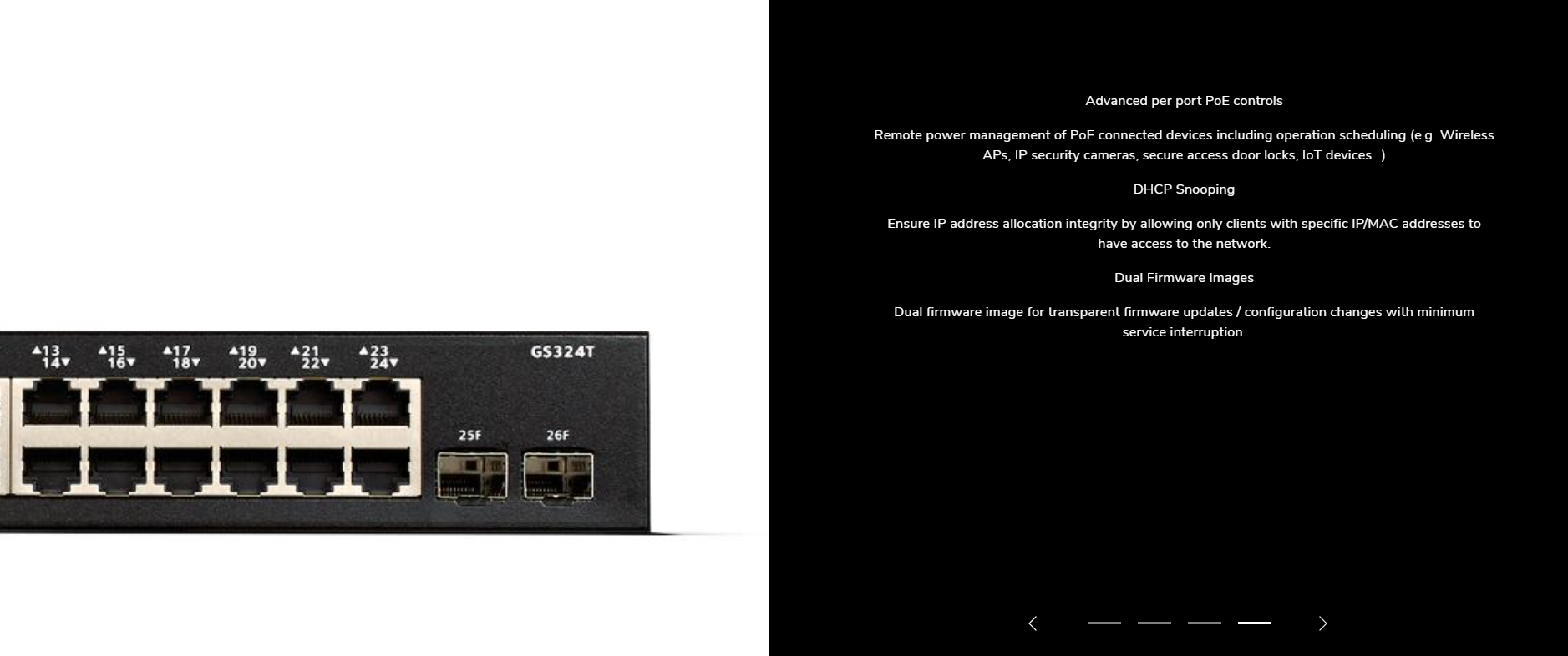Netgear GS324T 24-Port Gigabit + 2 SFP Manage Rackmount Switch