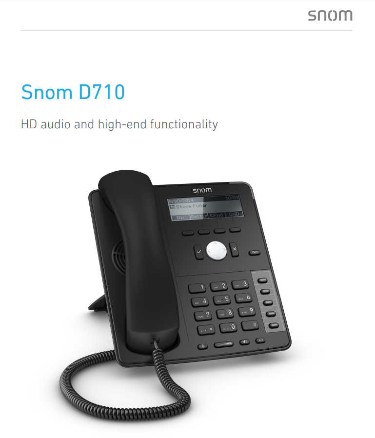 Snom D710 Desk Telephone