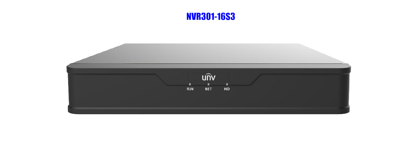UNV NVR301-16S3 16-CHANNEL W/O PoE NETWORK VIDEO RECORDER
