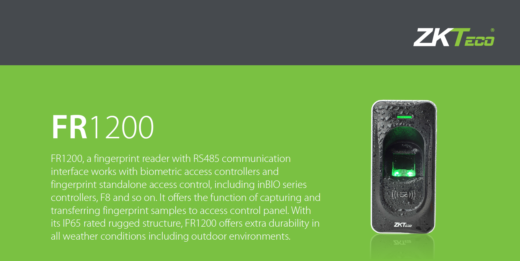 ZKTeco FR1200 FINGERPRINT READER