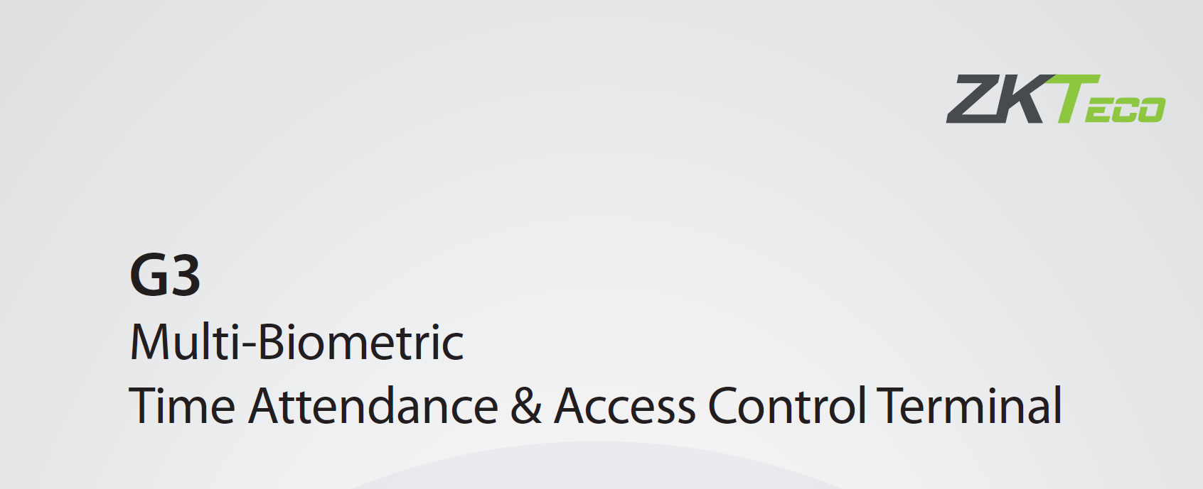 ZKTeco G3 Multi-Biometric Fingerprint Time Attendance & Access Control ...