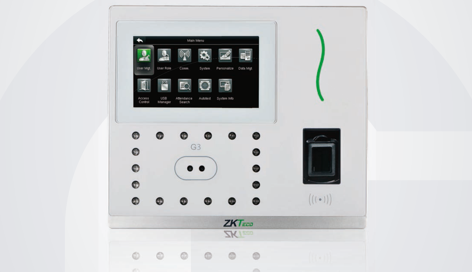 ZKTeco G3 Multi-Biometric Fingerprint Time Attendance & Access Control ...