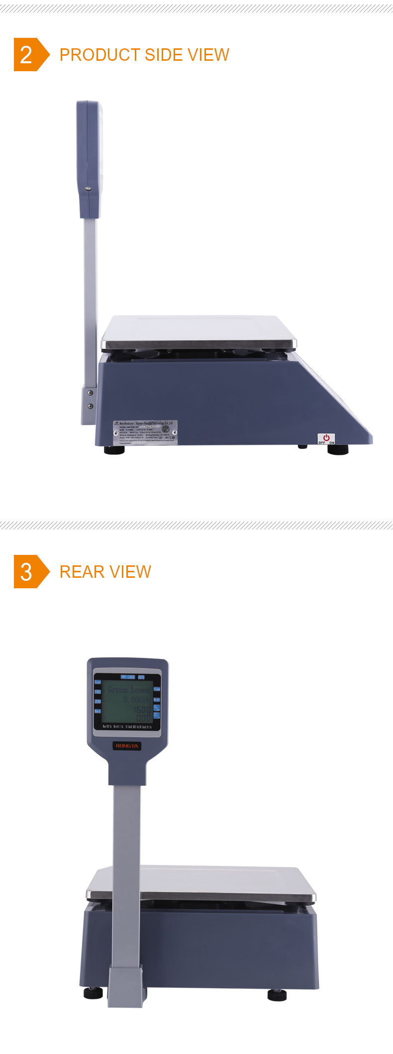 RONGTA RLS1100A-LS DIGITAL WEIGHING SCALE FOR BARCODE LABEL PRINTING