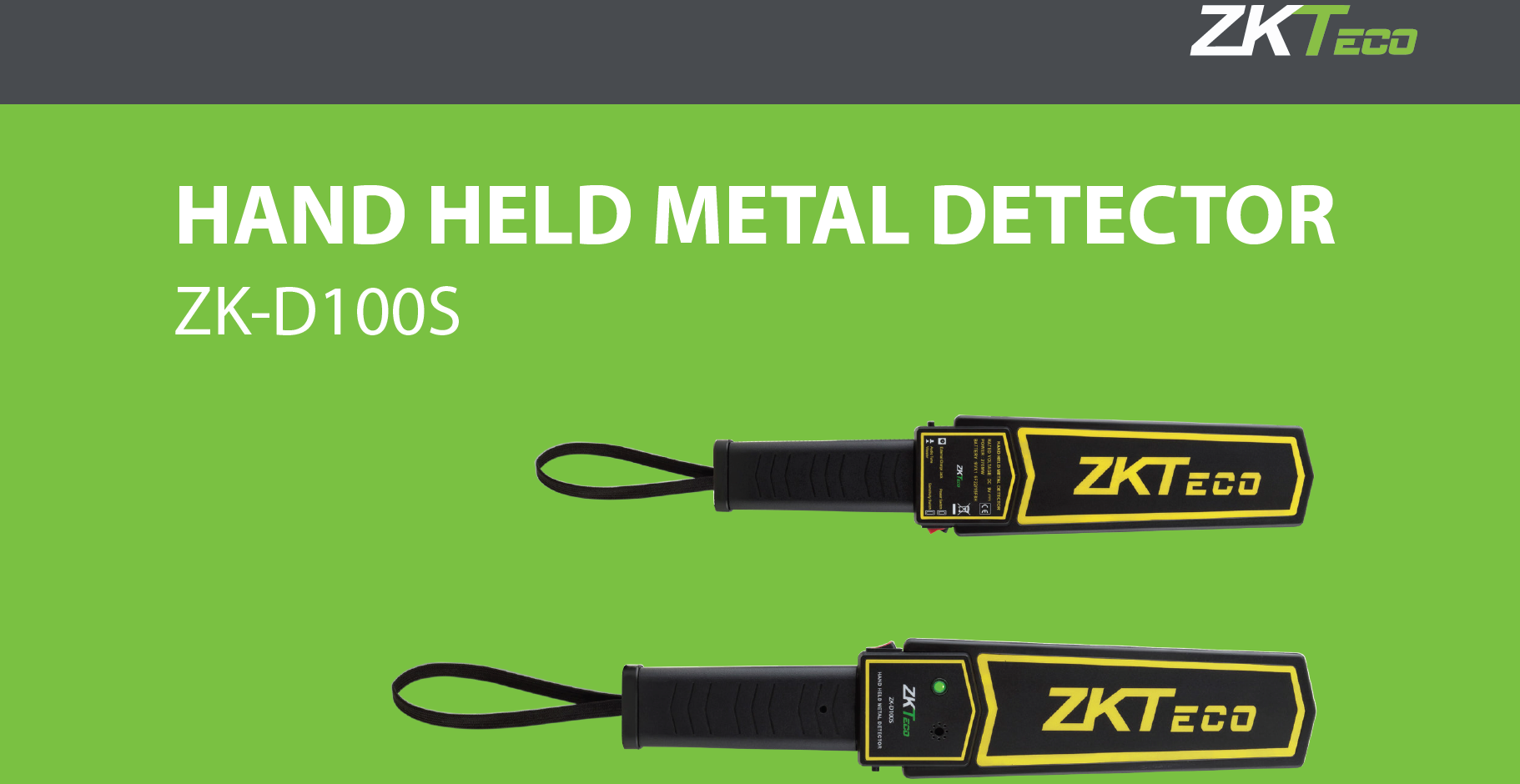ZKTeco ZK-D100S HAND HELD METAL DETECTOR