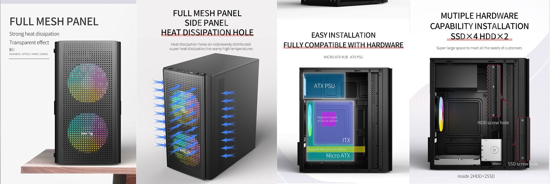 Value-Top VT-M200 Micro ATX Casing