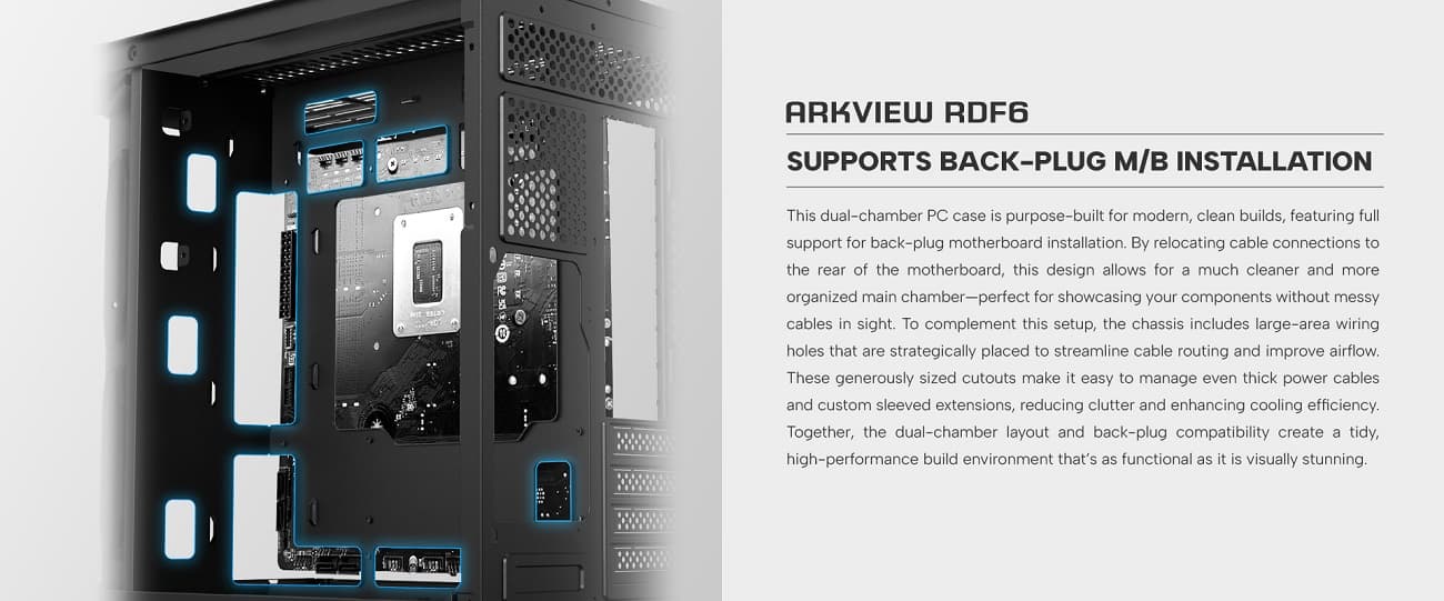 Value-Top ARKVIEW RDF6 Micro ATX Gaming Casing