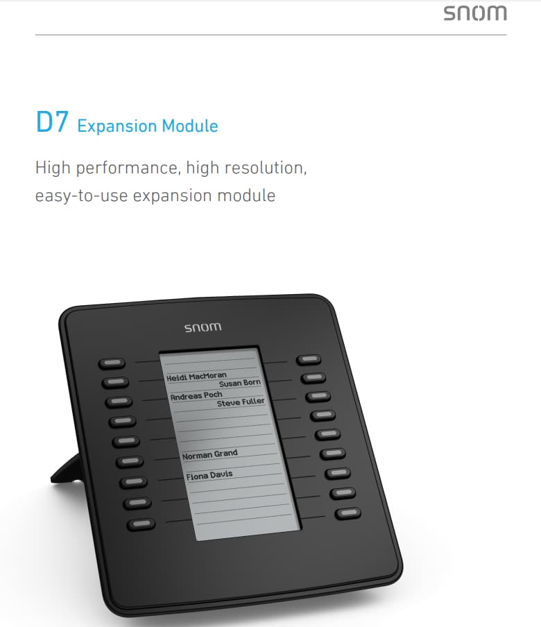 Snom D7 Expansion Module
