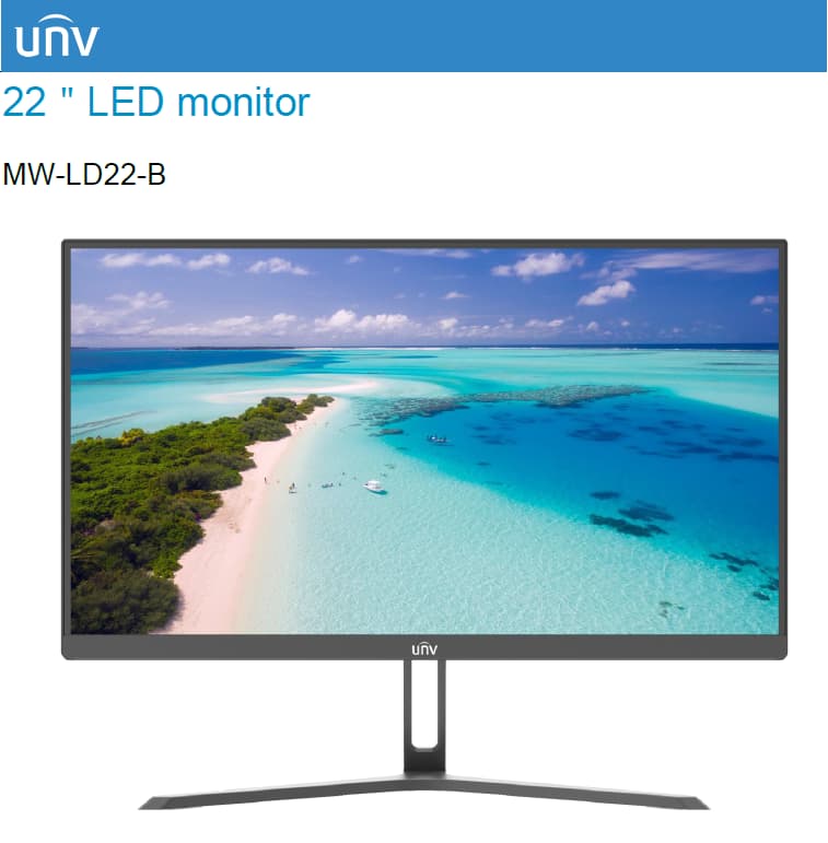 UNV MW-LD22-B 21.45-INCH 100Hz IPS PANEL LED FHD MONITOR
