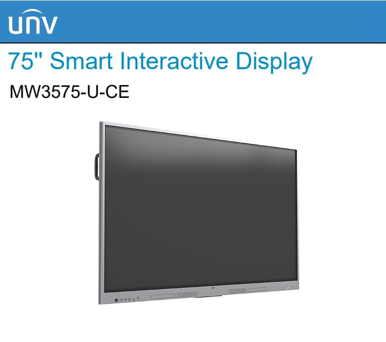 Uniview MW3575-U-CE 75 inch Smart Interactive Display